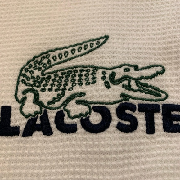 Lacoste | Shirts | Nwt Mens Lacoste White Waffle Knit Sleepwear Shirt ...